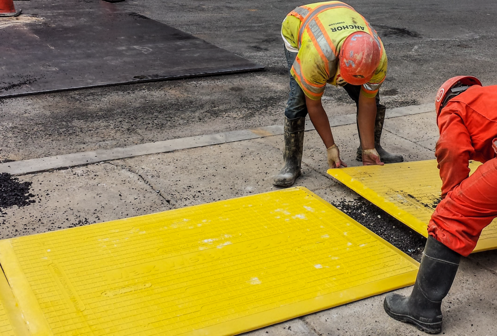 Plastic Road Plates & Trench Covers Available | Oxford Plastics